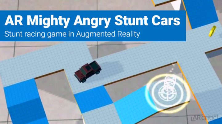 AR Mighty Angry Stunt Cars Review - ARKit Remote Control Car game