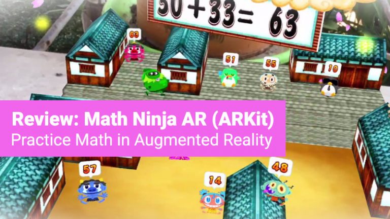Math Ninja AR App Review - Makes Math Learning Fun for Kids