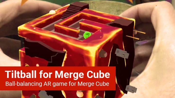 Tiltball for Merge Cube - Game Review (iOS)