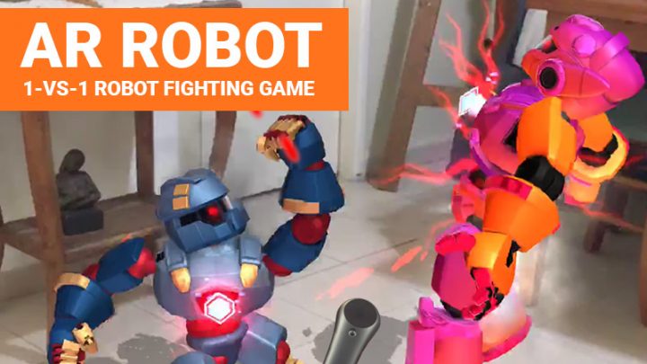 AR Robot Review - 1-vs-1 Robot Fighting Game in AR
