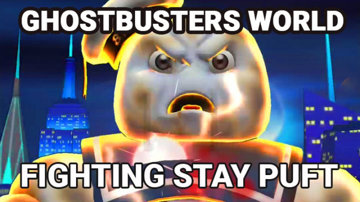 Ghostbusters World - Fighting Stay Puft Marshmallow Man Ghost