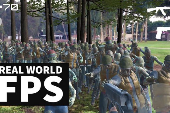 First Person Shooter Game in Real Life (video)