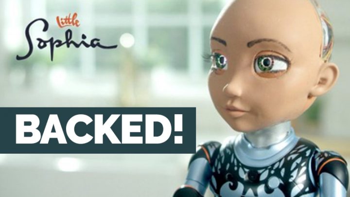 Just Backed Little Sophia by Hanson Robotics on Kickstarter
